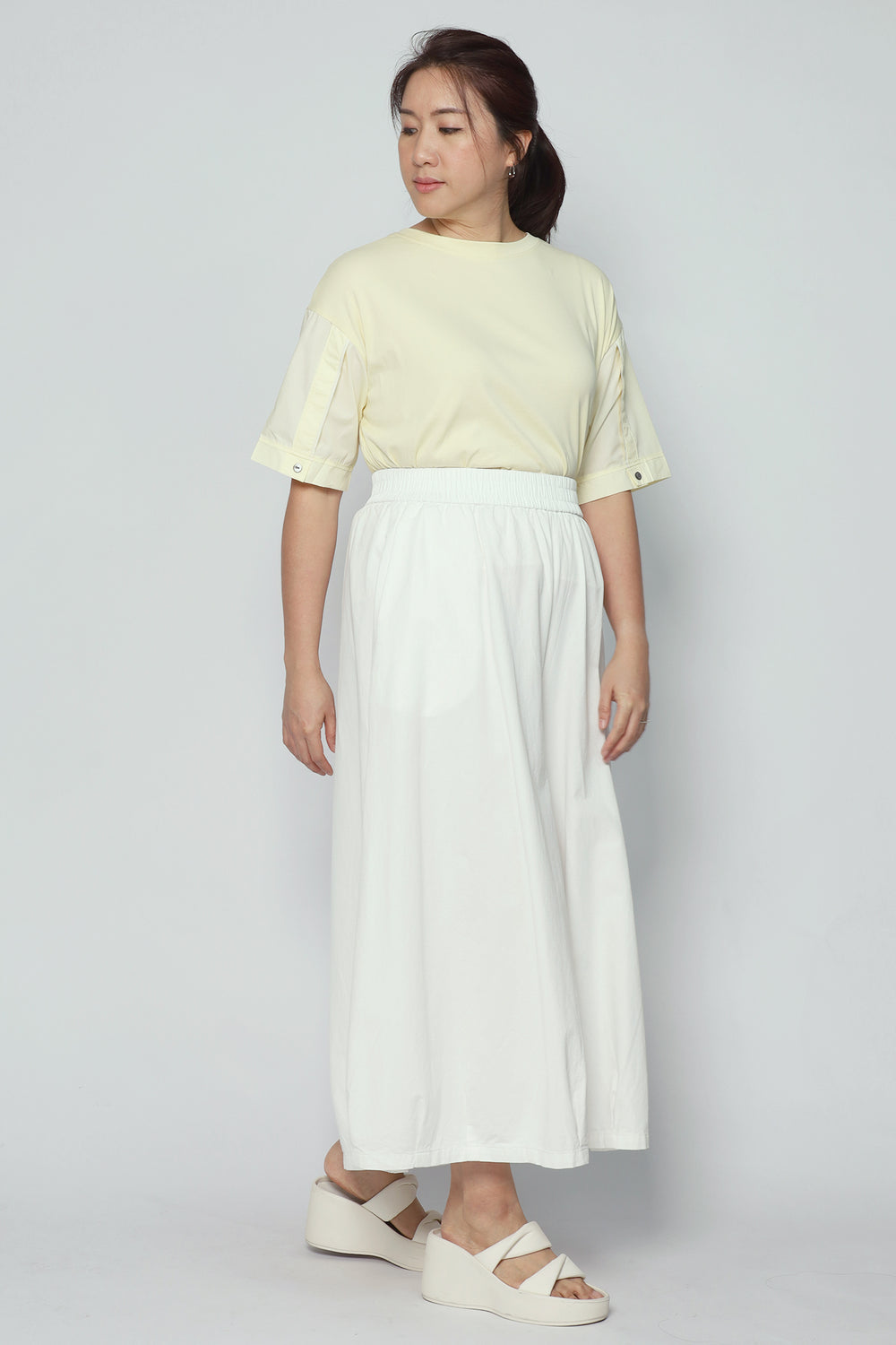 Caitlin Culottes in White