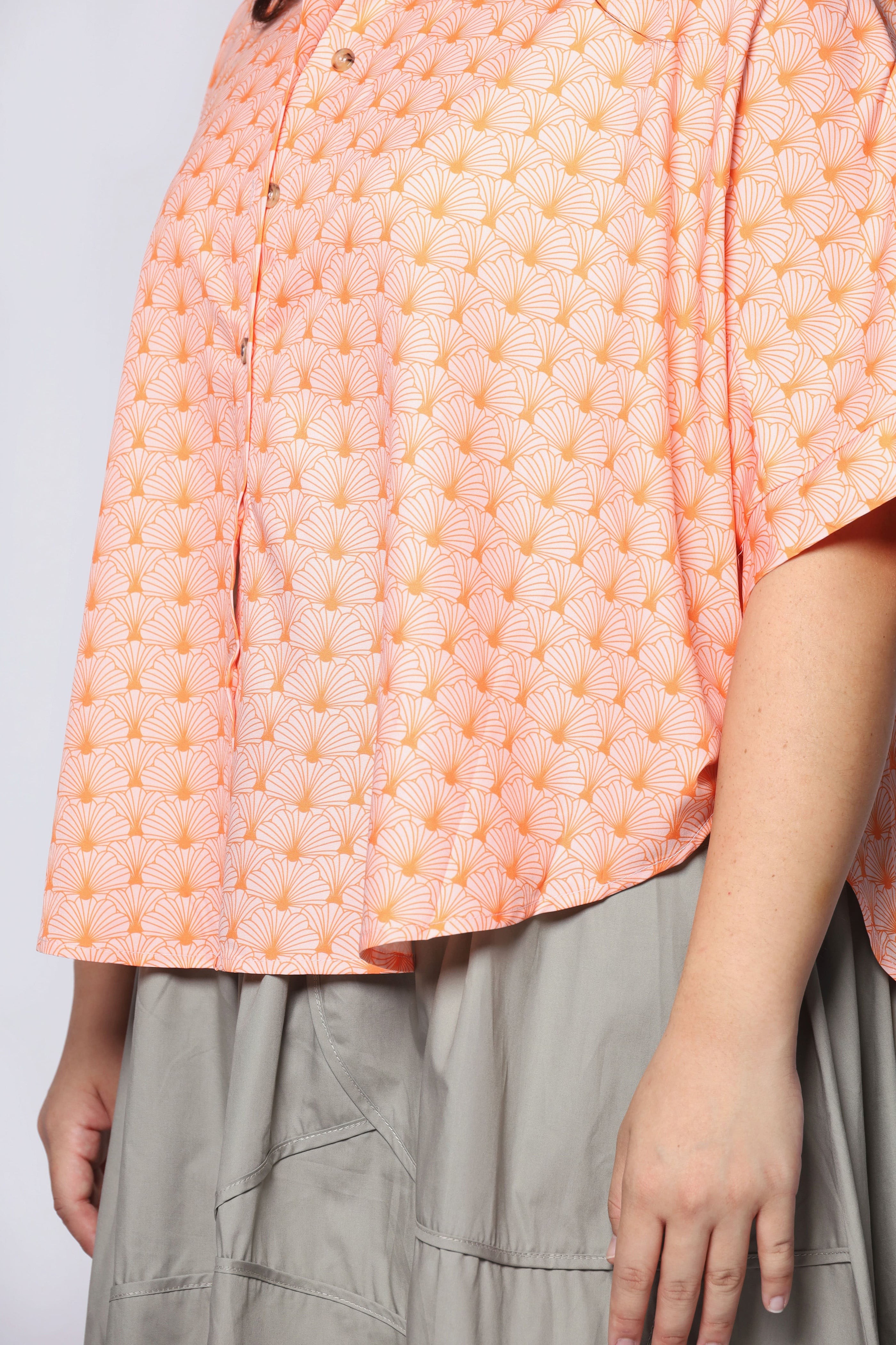 Hans Shirt in Peach Pattern