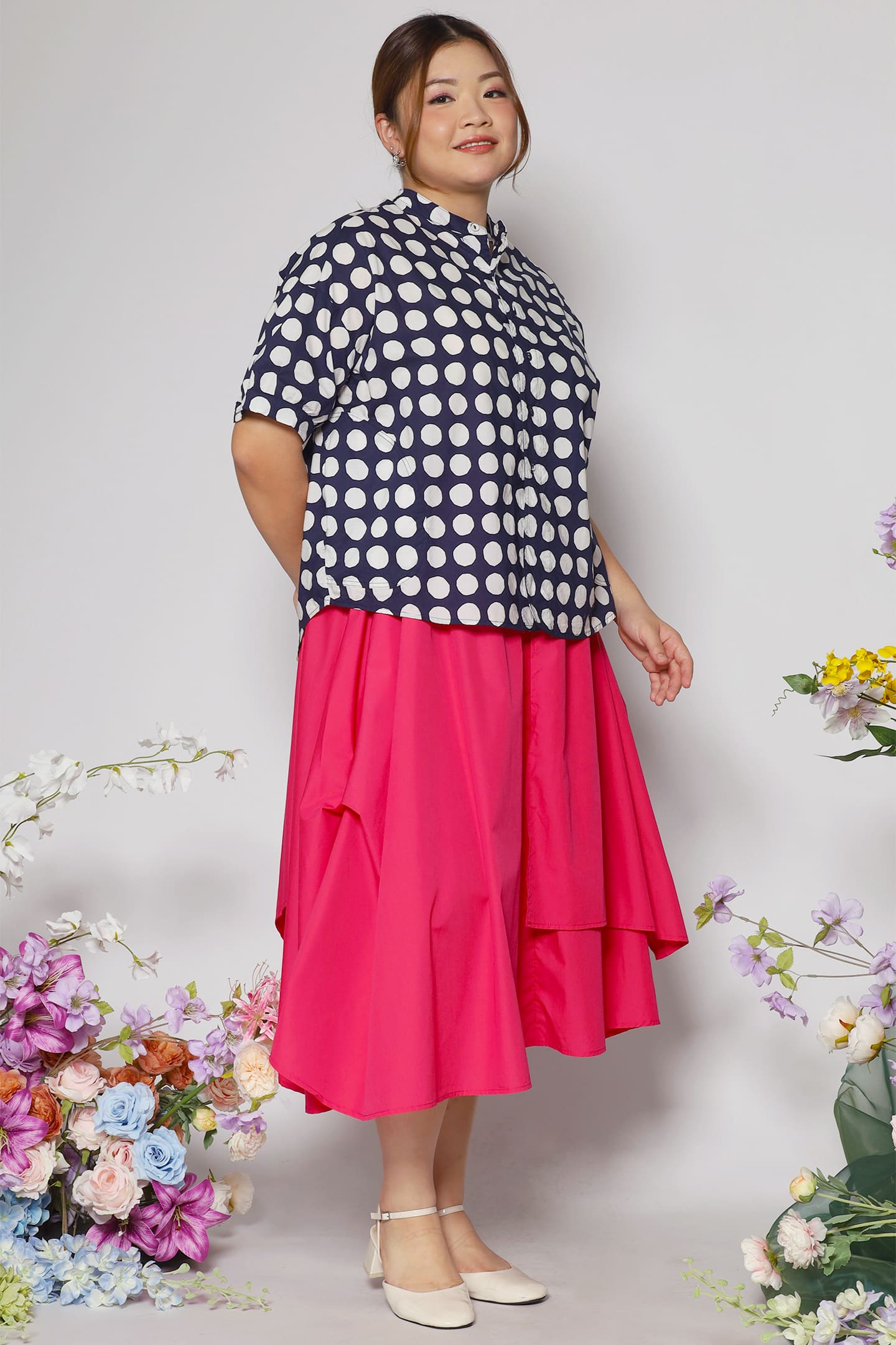 Liam Top in Pebble Dots