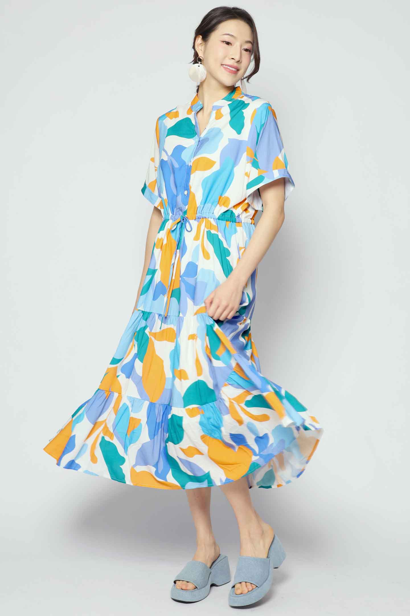 Vedette Dress in Roman Holiday